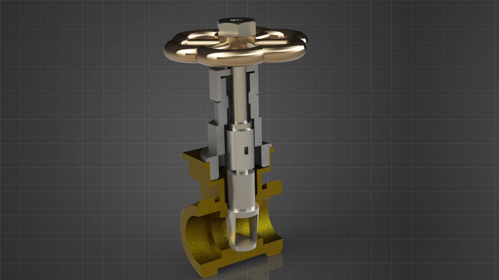 Free Gate Valve Model - TurboSquid 1659985