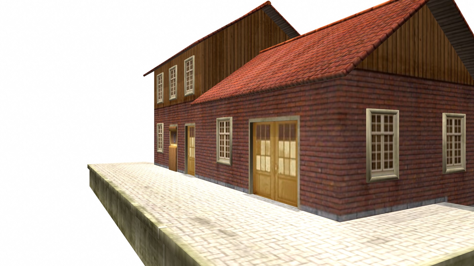 Free Old House Model - TurboSquid 1614025