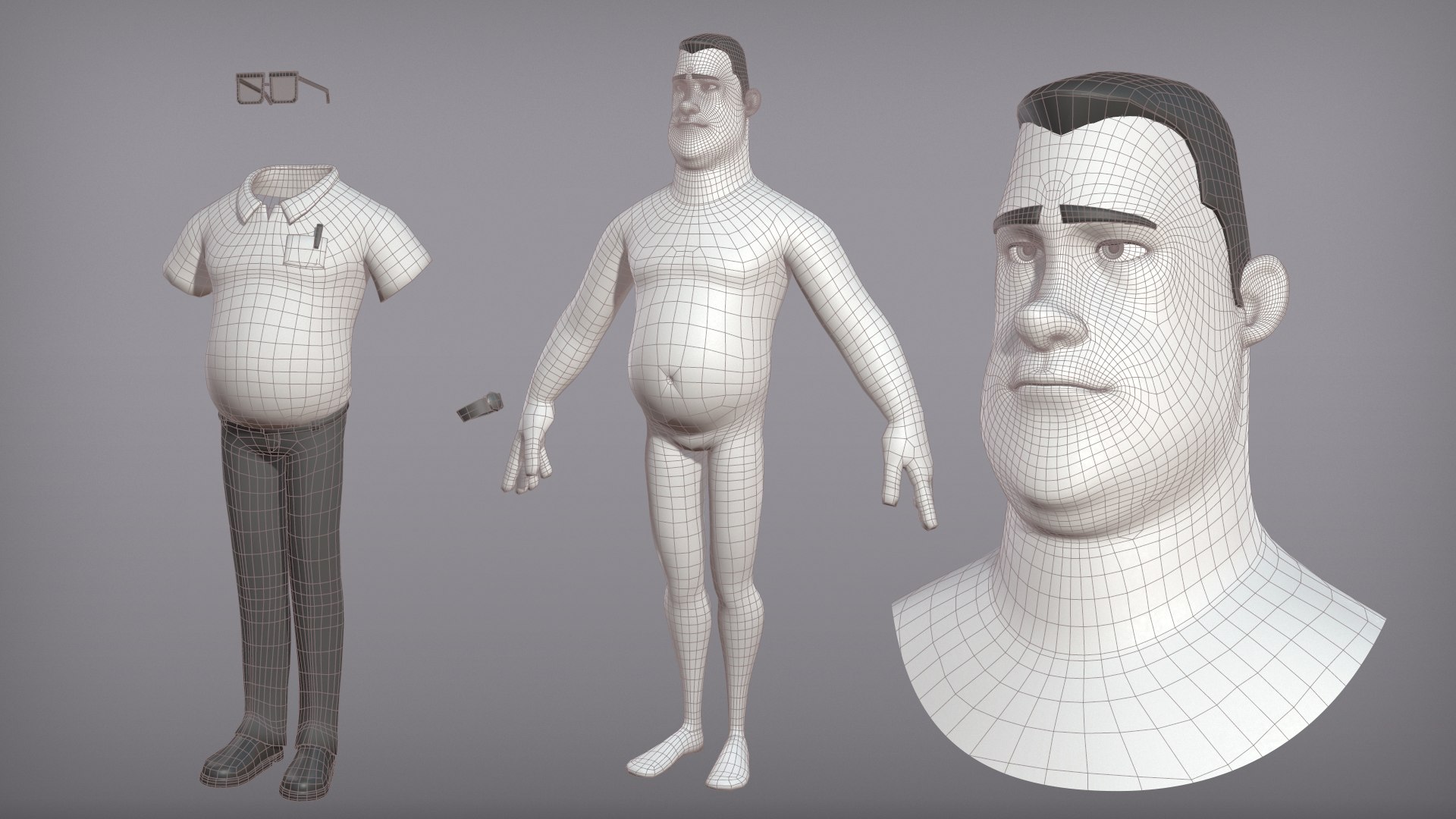 Character Clothes 3D Model - TurboSquid 1598087