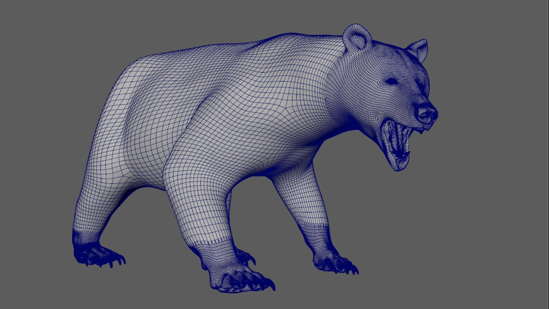 3D Bear Standard Pack Rig Character Model - TurboSquid 1354786