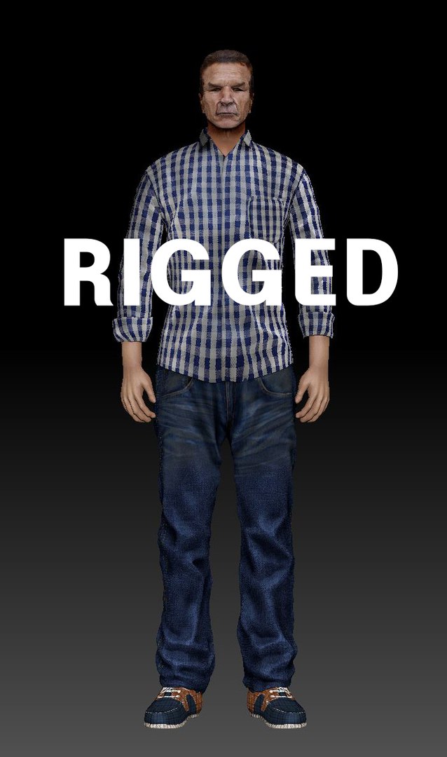 3d Model Rigging Character