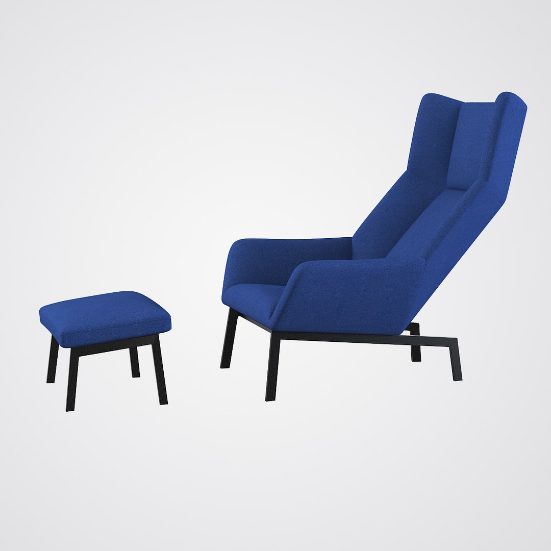 3d bensen park lounge chair