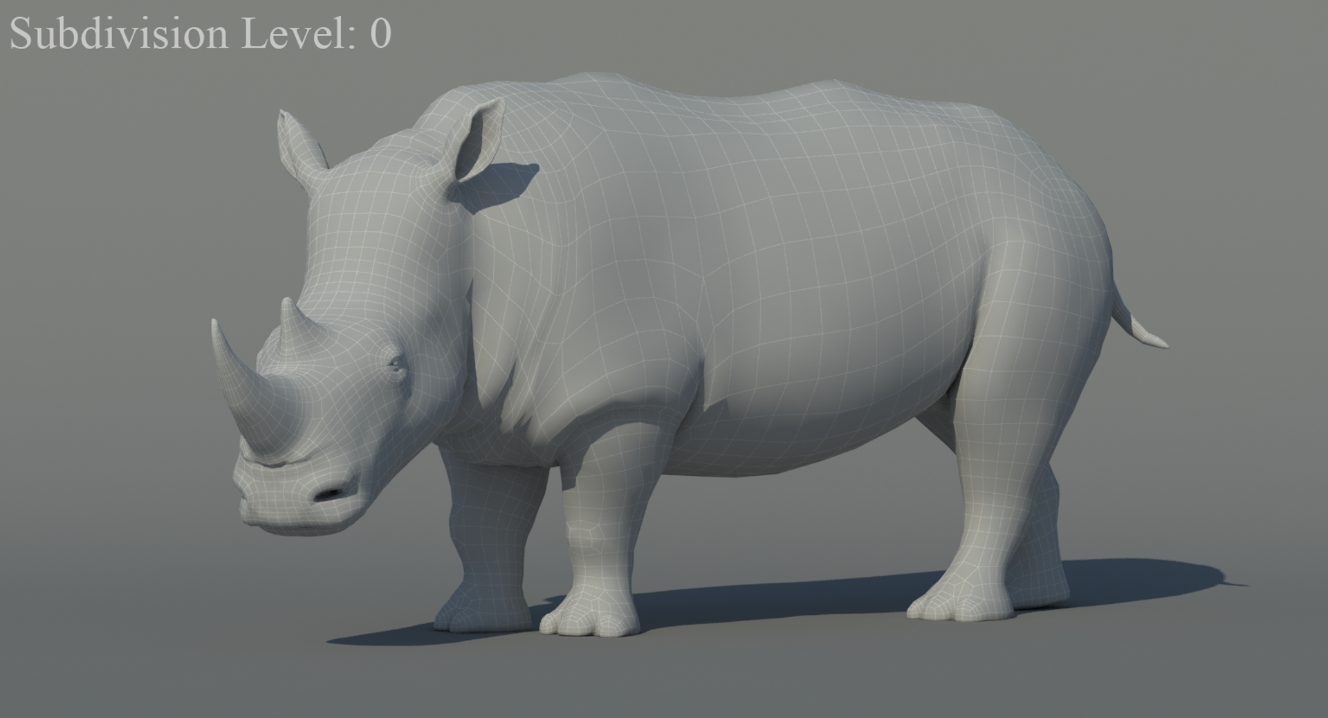 3d model rhino rigged
