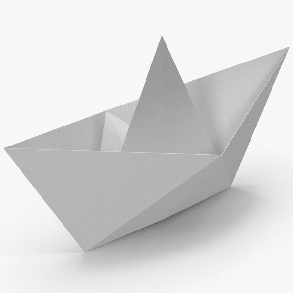 modelo 3d Barco de papel - TurboSquid 2351937