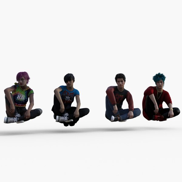 Sfałszowana kolekcja postaci Model 3D - TurboSquid 1837992