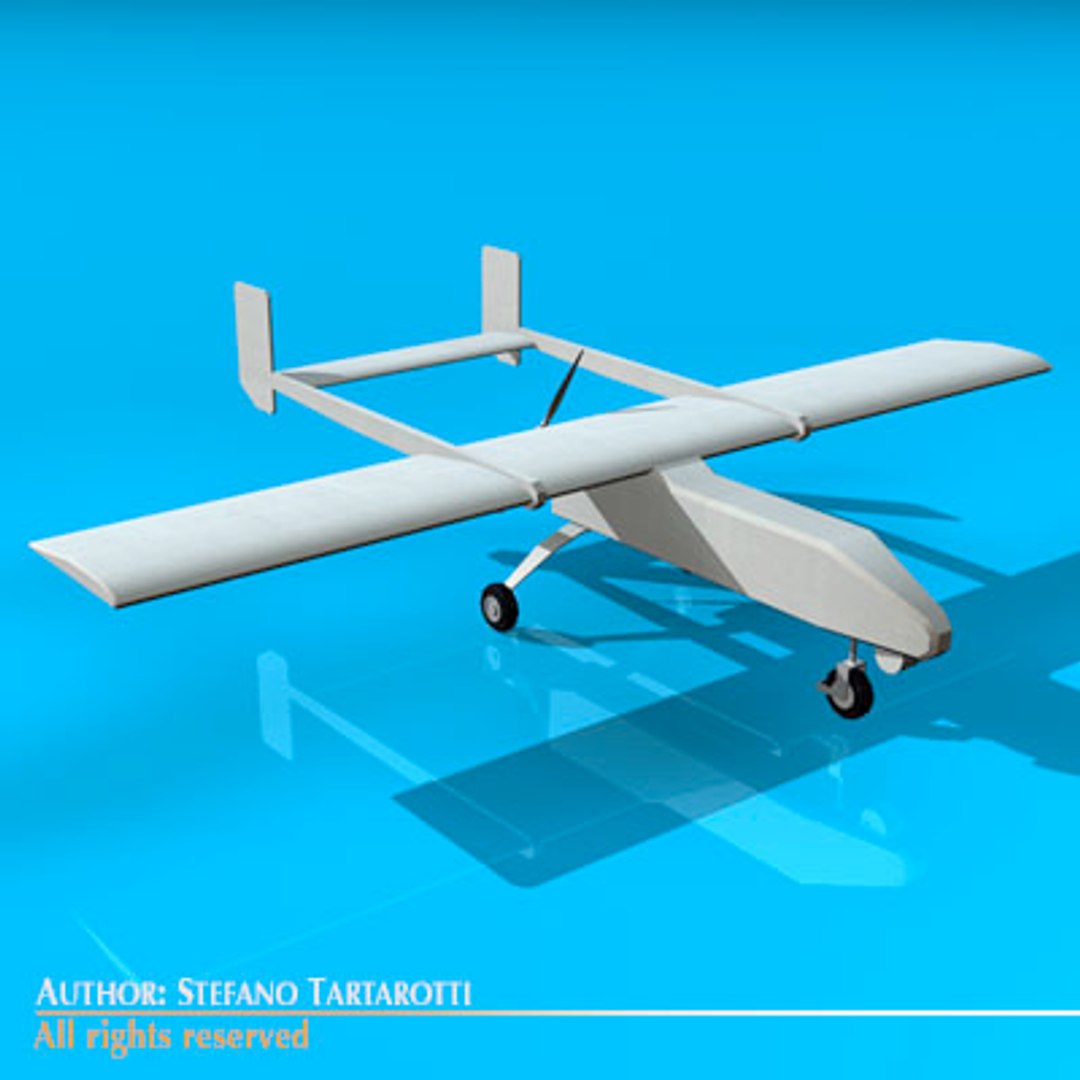 3d Pegasus Uav Aircraft Plane Model