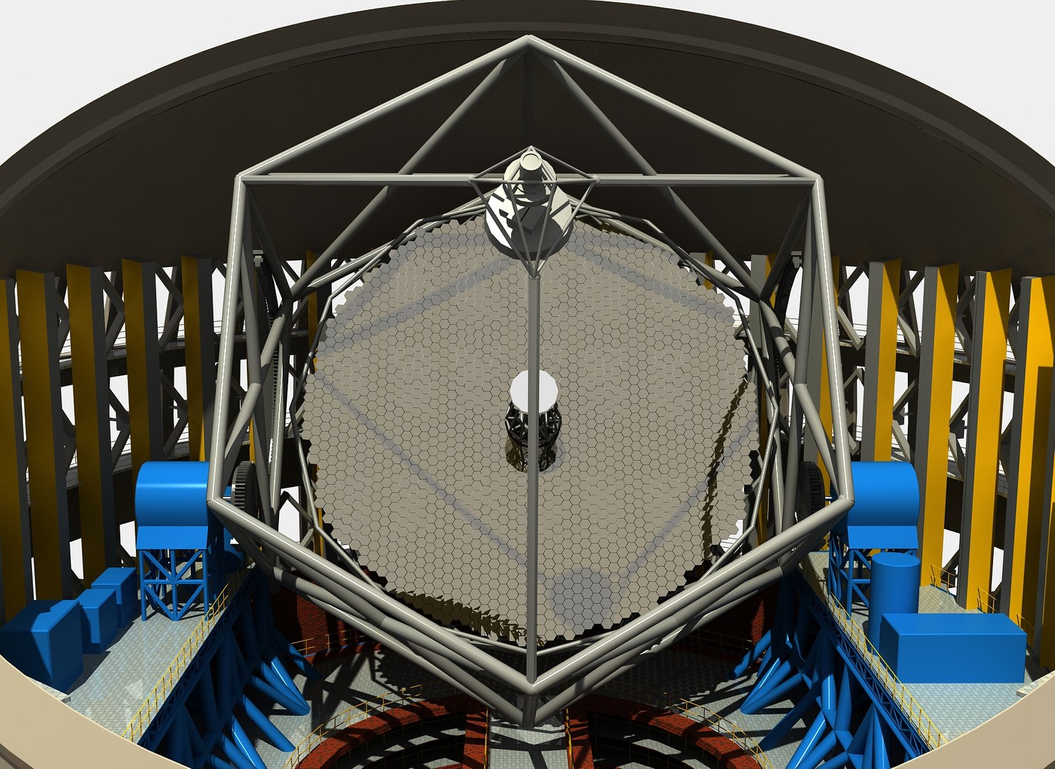 Tmt Radio Telescope 3D Model - TurboSquid 1334567