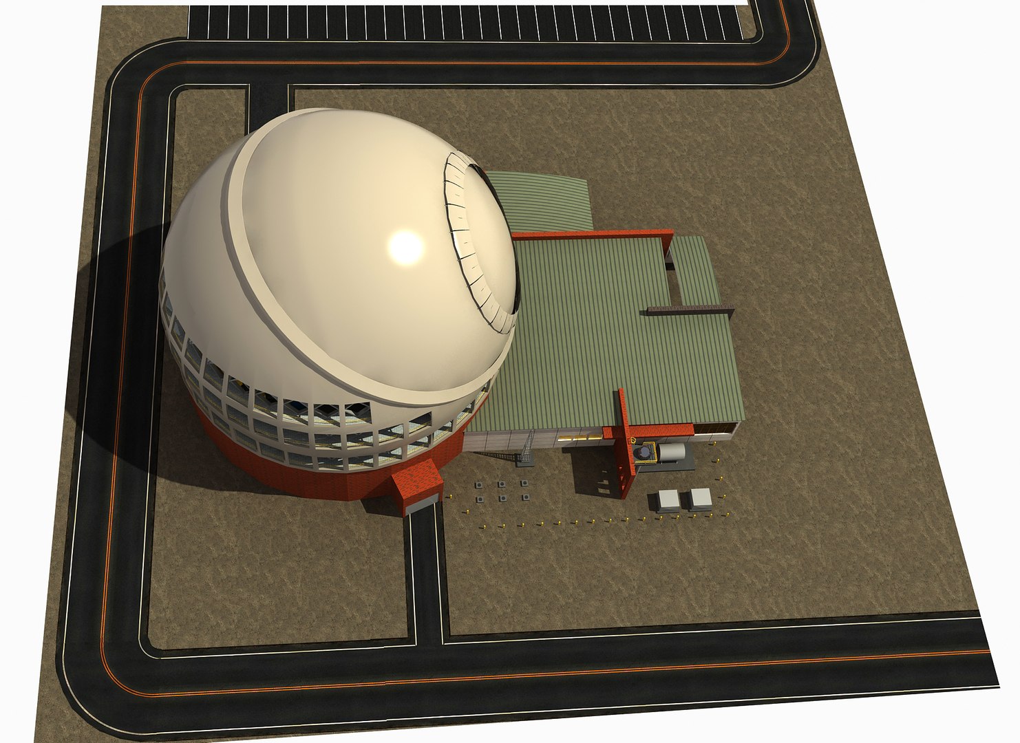 Tmt Radio Telescope 3D Model - TurboSquid 1334567