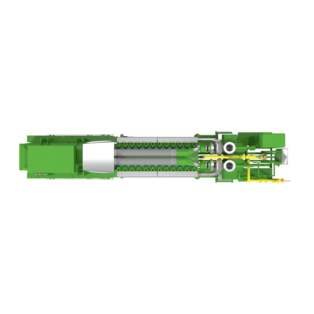 3D Gas Turbine Generator Model - TurboSquid 1247669