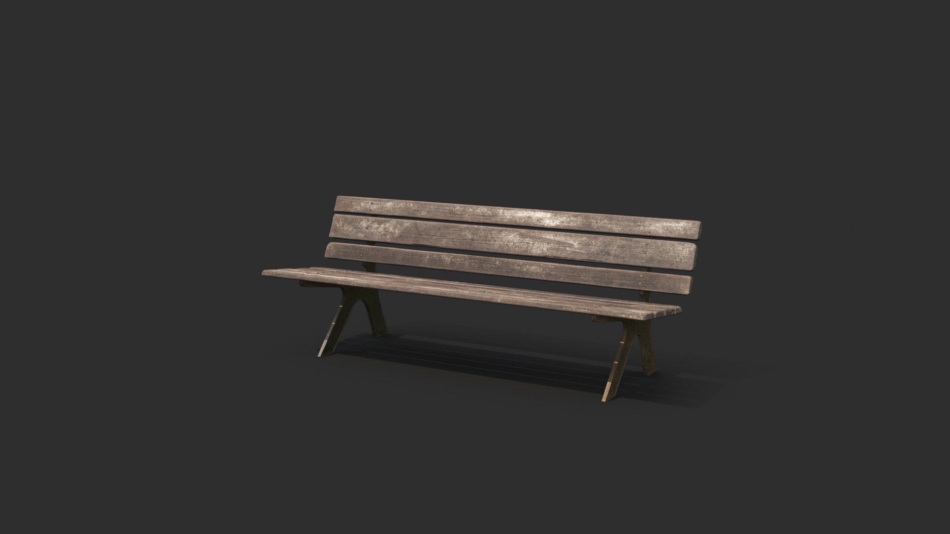 Park Bench 3D Model - TurboSquid 1929814