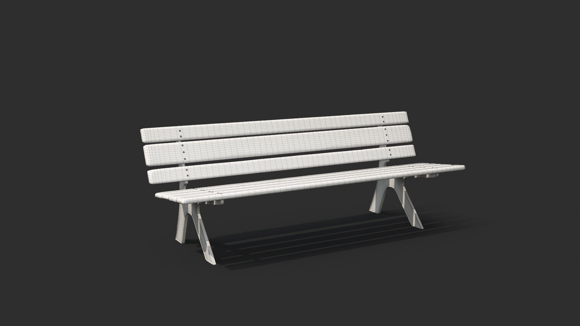 Park Bench 3D Model - TurboSquid 1929814