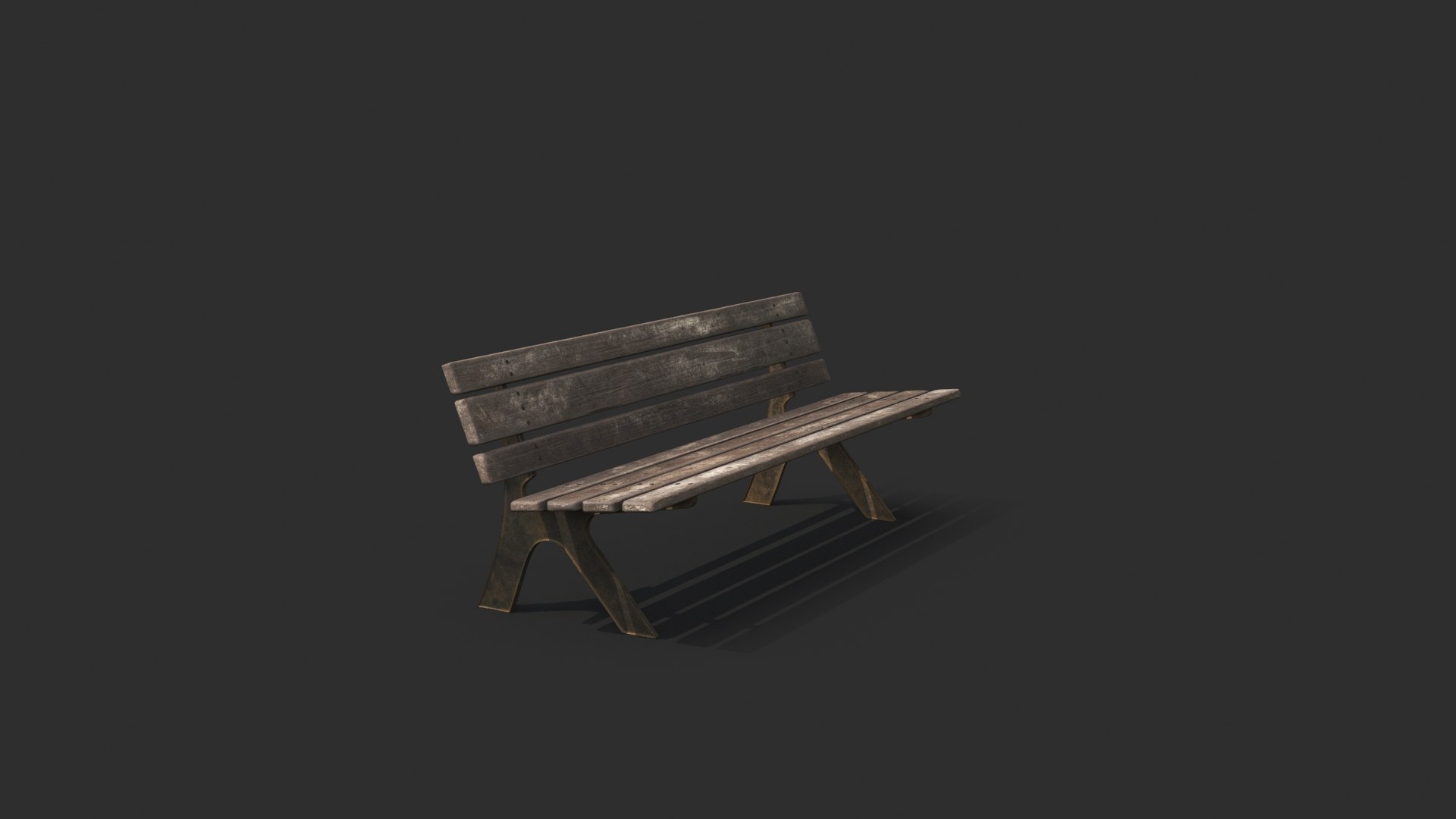 Park Bench 3D Model - TurboSquid 1929814