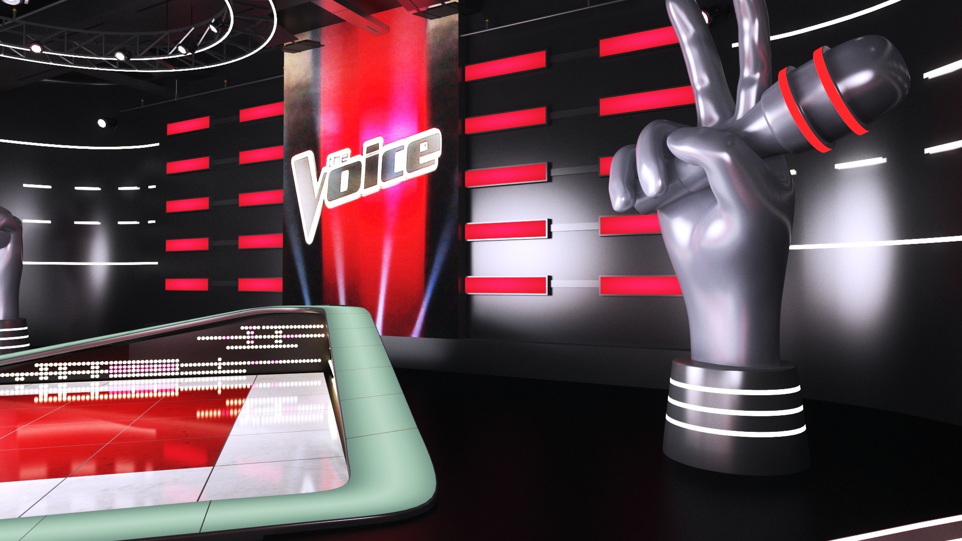 3D The Voice Tv Studio Model - TurboSquid 1721222