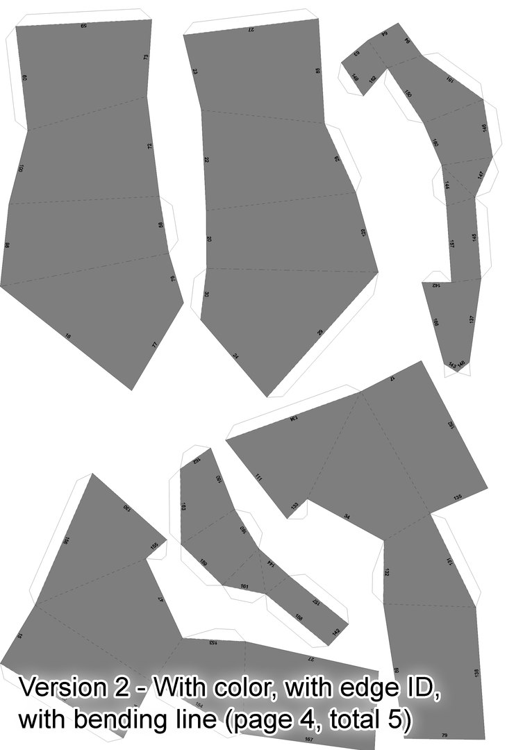 3d Model Of Paper Raccoon Head