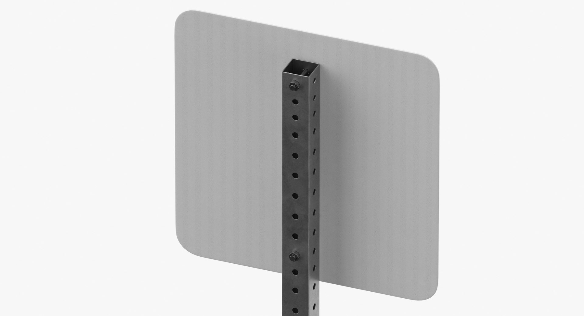 3D Square Street Signs Cylinder Square And U Shape Model - TurboSquid ...