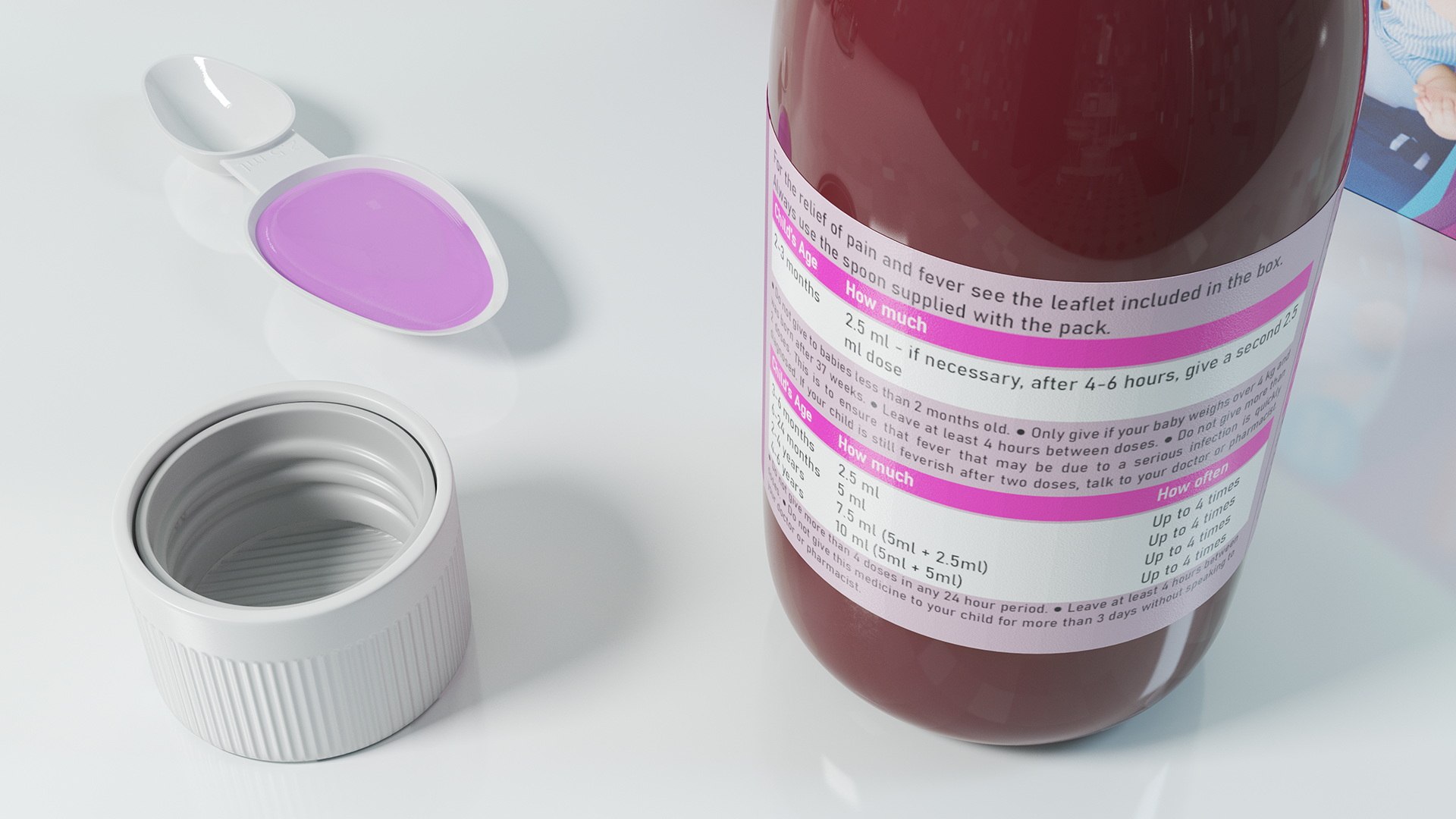 Infant Calpol Medication Ready To Use Model - TurboSquid 2070808