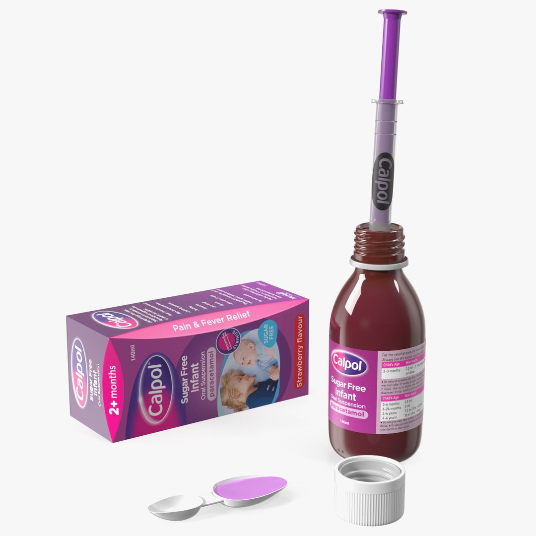 Infant Calpol Medication Ready to Use model - TurboSquid 2070808