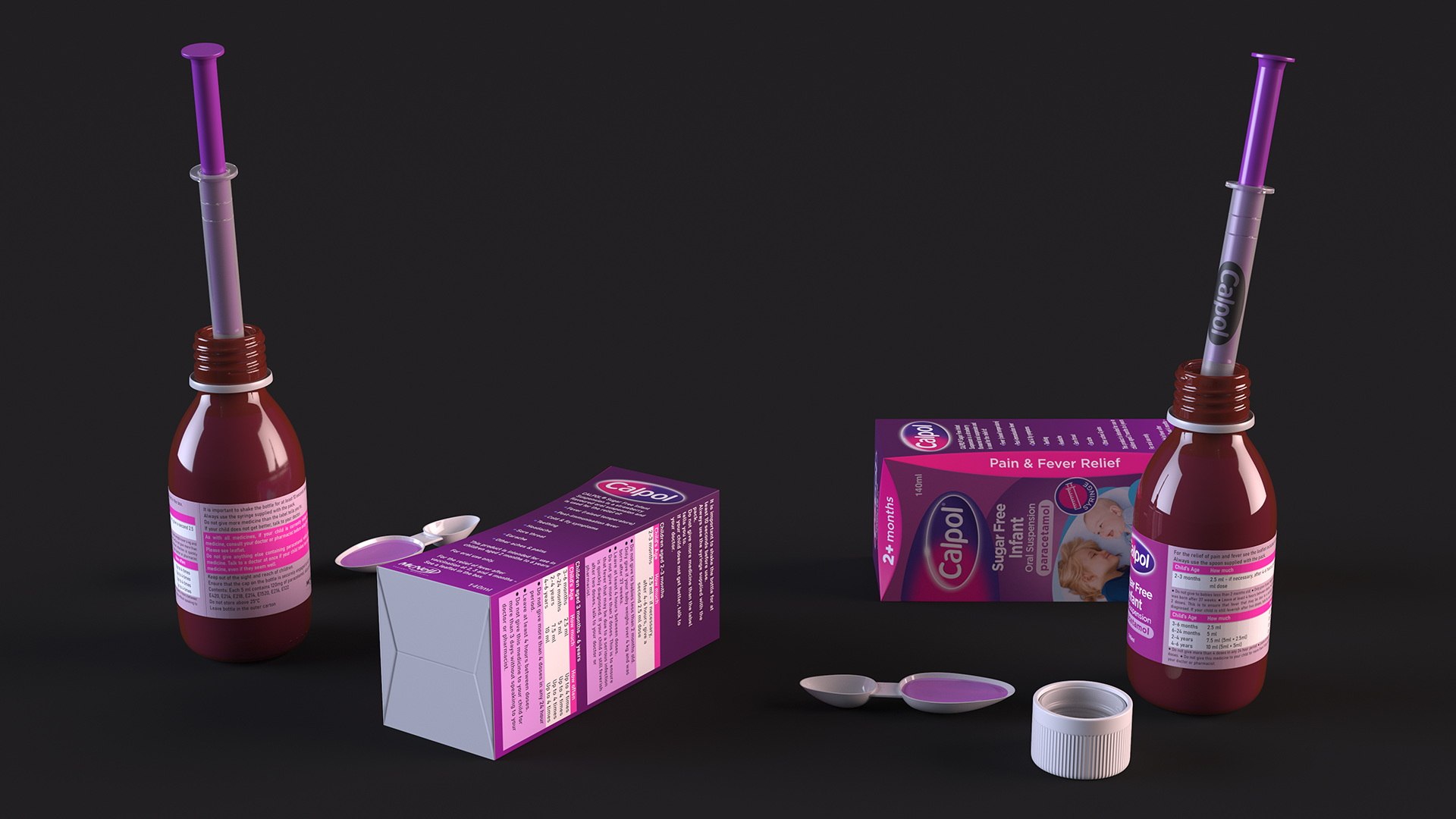 Infant Calpol Medication Ready To Use Model - TurboSquid 2070808