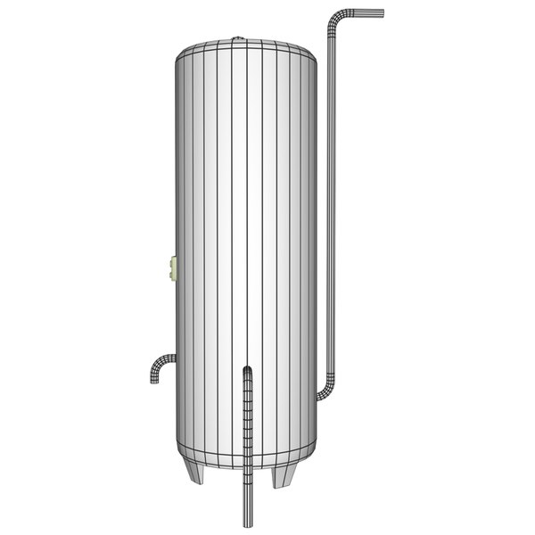 3d water heater model