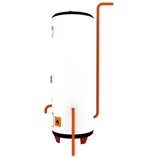3d water heater model
