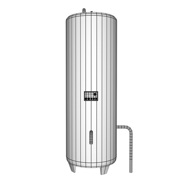 3d water heater model