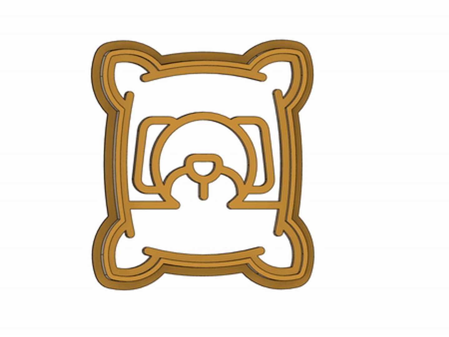 3D DOG COOKIE CUTTER - TurboSquid 2224323