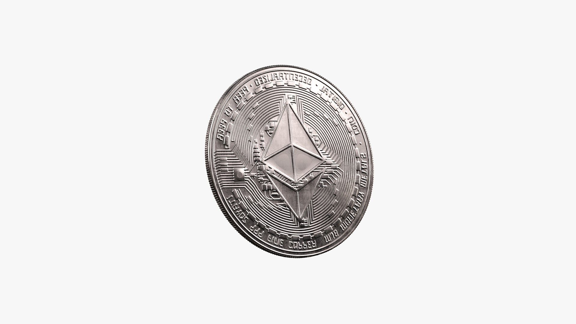 Bitcoin And Ethereum 3D Model - TurboSquid 1718154