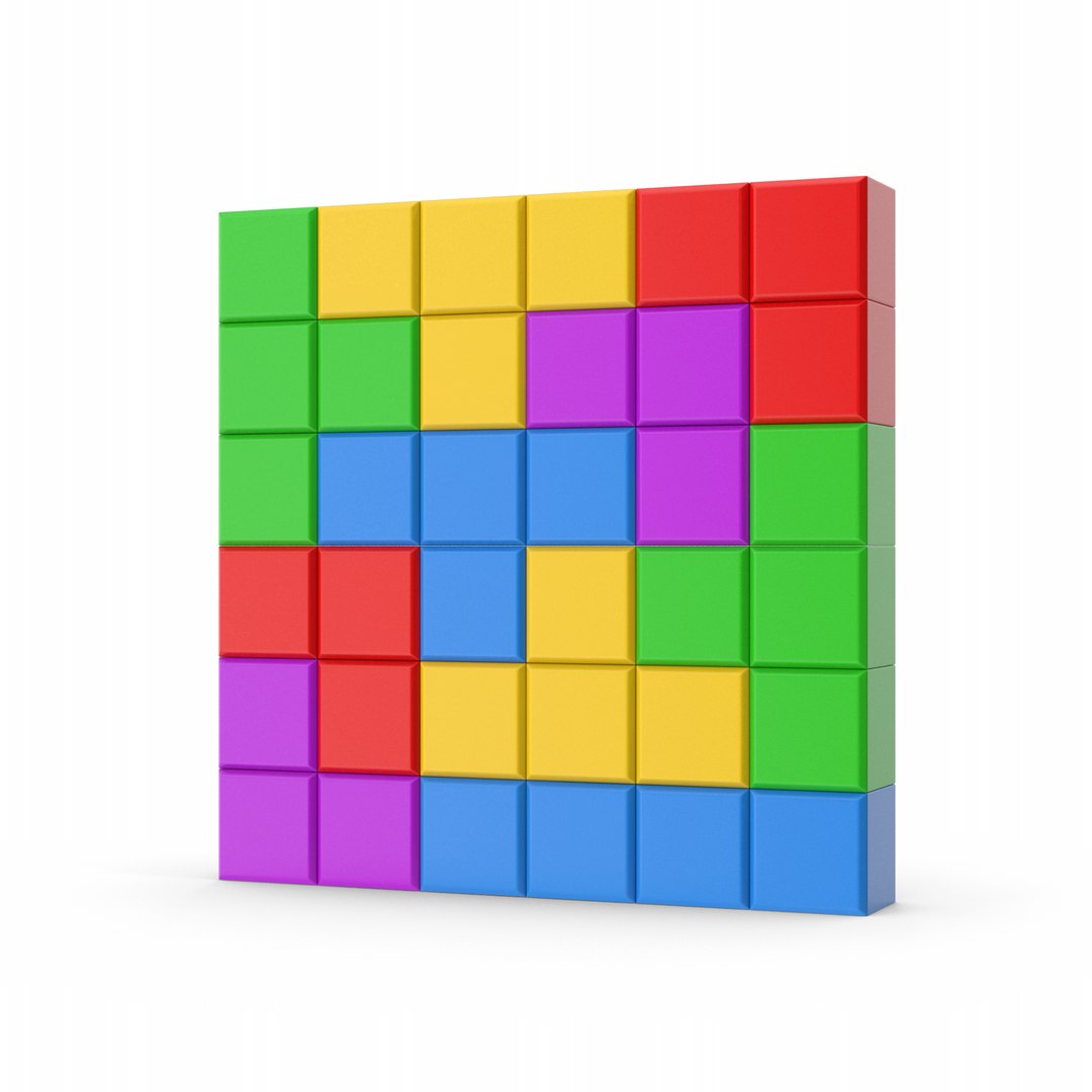 Brick Blocks Game 3D Model - TurboSquid 2291750