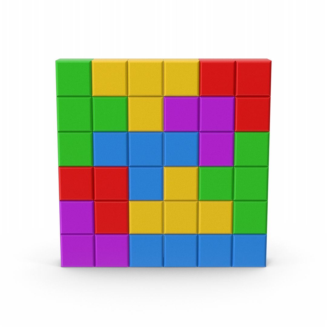 Brick Blocks Game 3D Model - TurboSquid 2291750