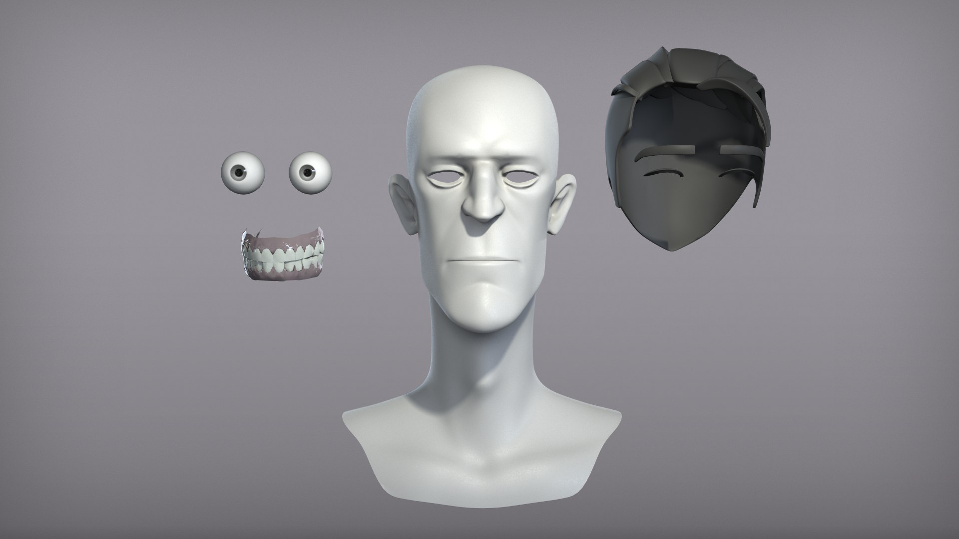 Character Mouth Teeth Model - TurboSquid 1674774