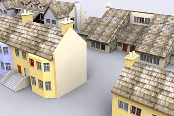 house urban 3d 3ds