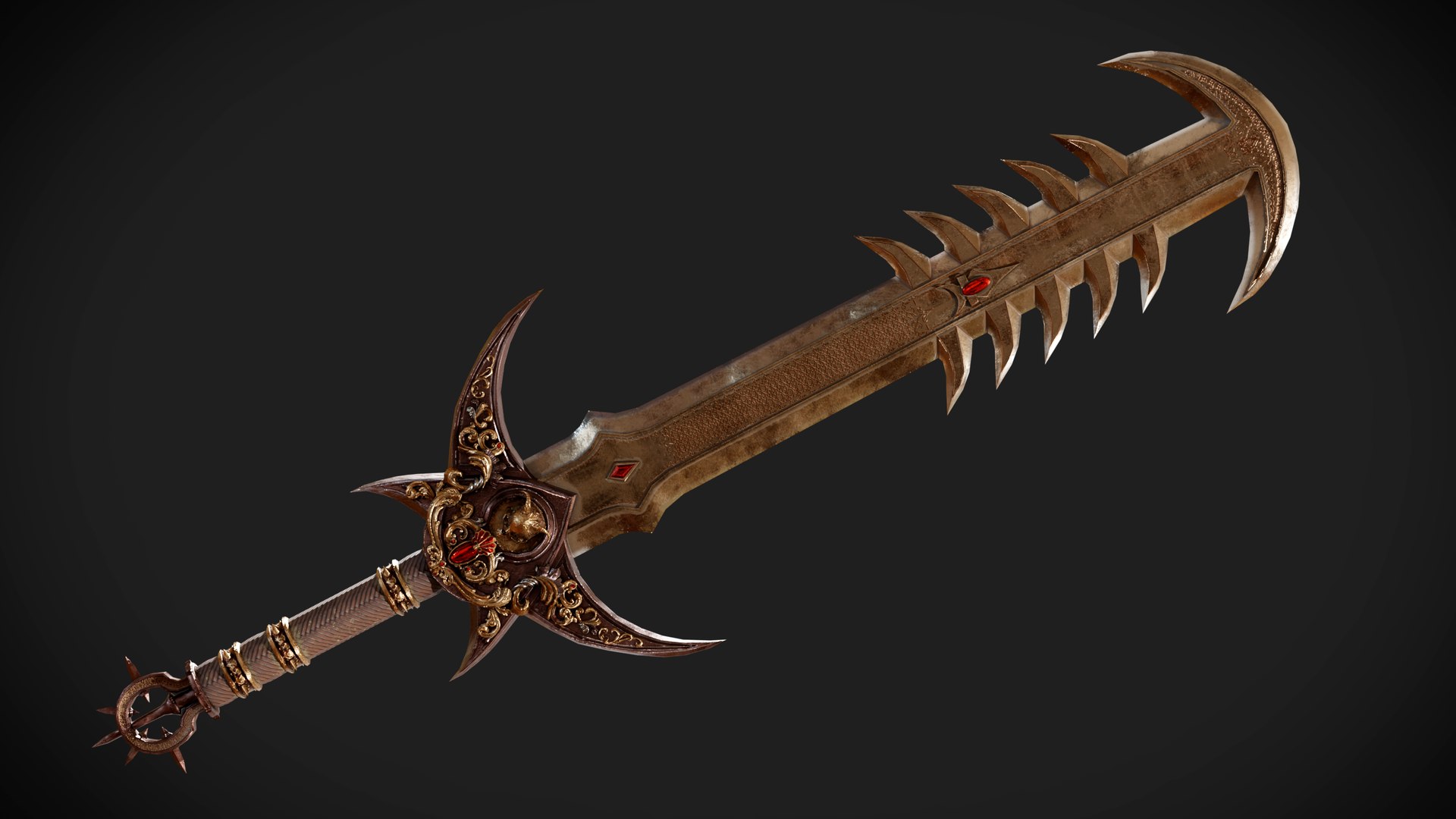 3D Ritual Sword - TurboSquid 1868704