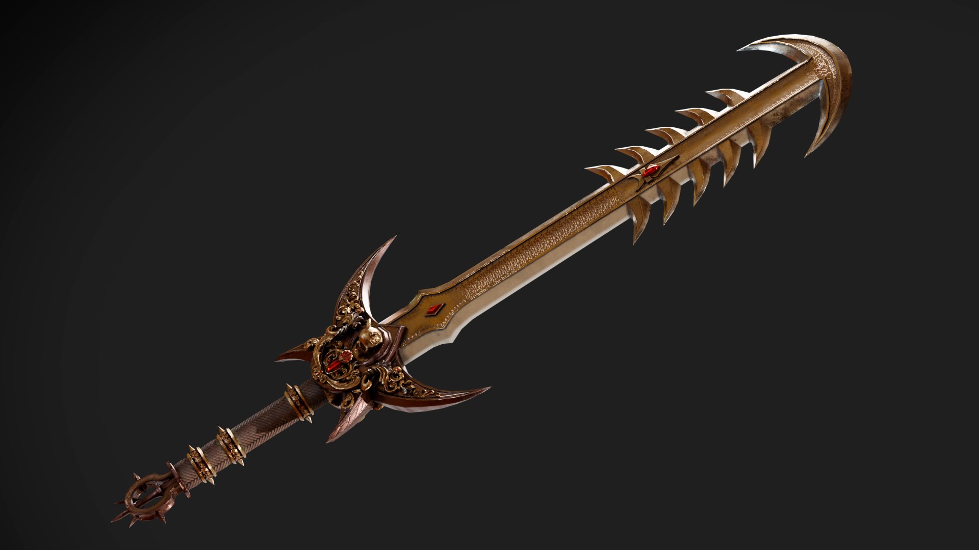 3D Ritual Sword - TurboSquid 1868704