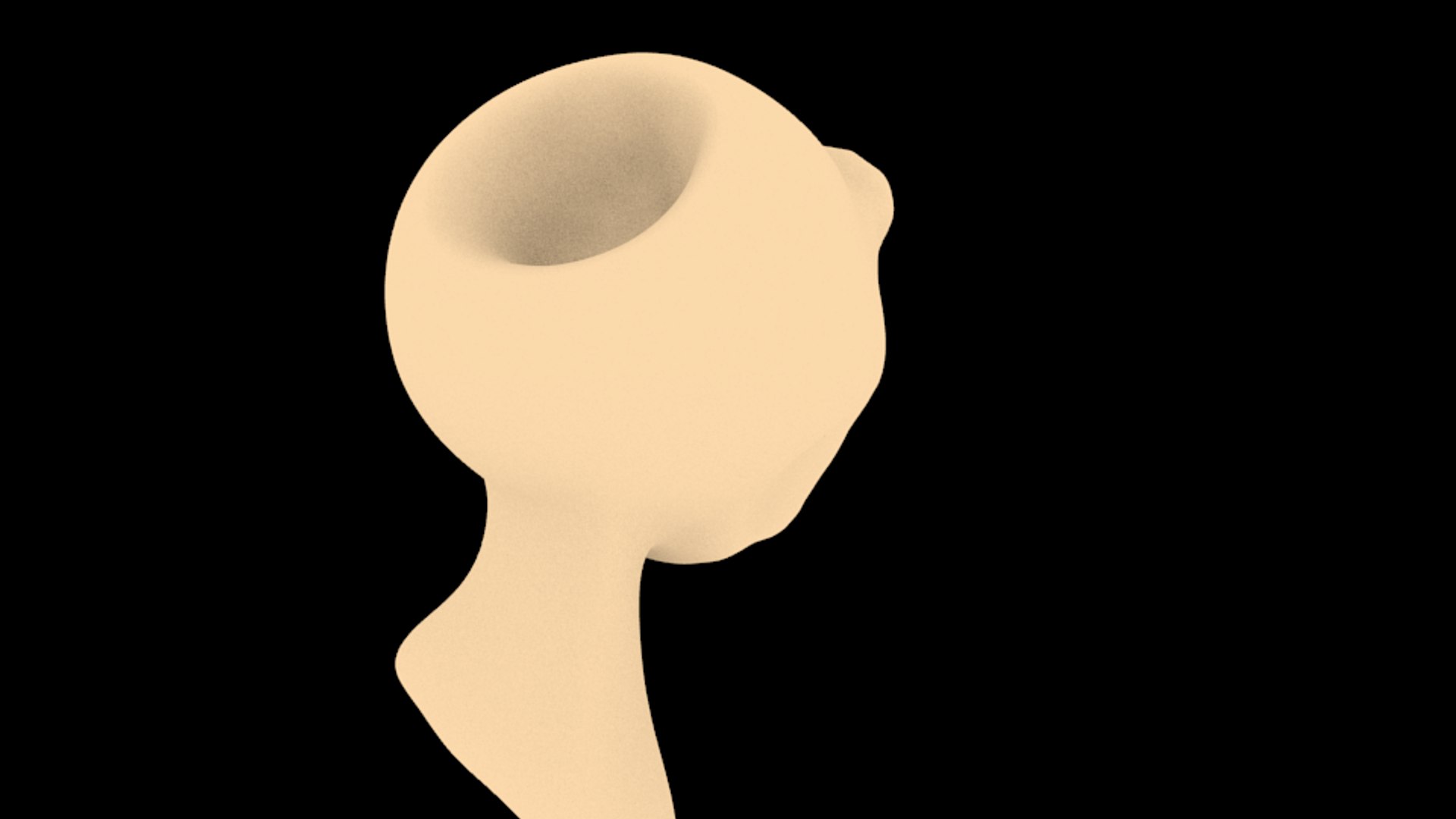 3ds max human head