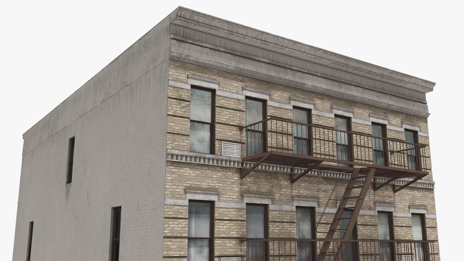 3D Manhattan Building 06, 8K PBR Textures Model - TurboSquid 1748586