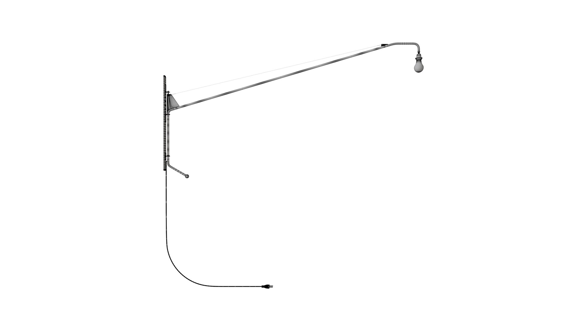 3D Prouve Potence Lamp Model - TurboSquid 1949634