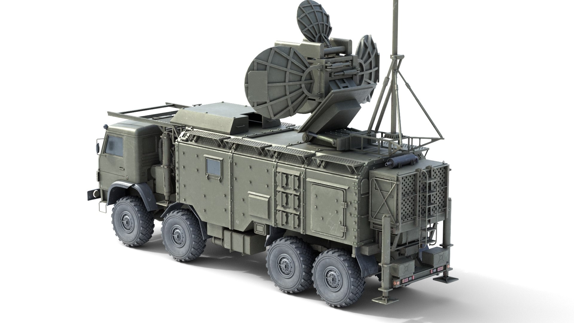 3D Krasukha 4 1RL257 Electronic Warfare EW System - TurboSquid 2280577