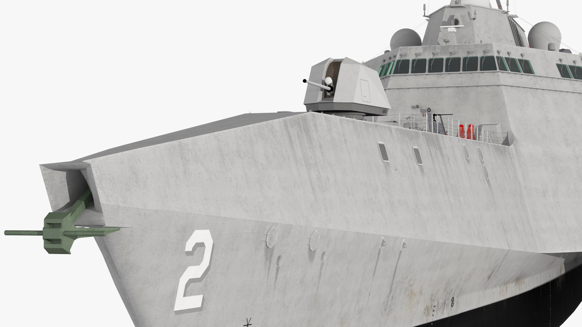 USS Independence LCS 2 with Combat Helicopter 3D model - TurboSquid 2136284