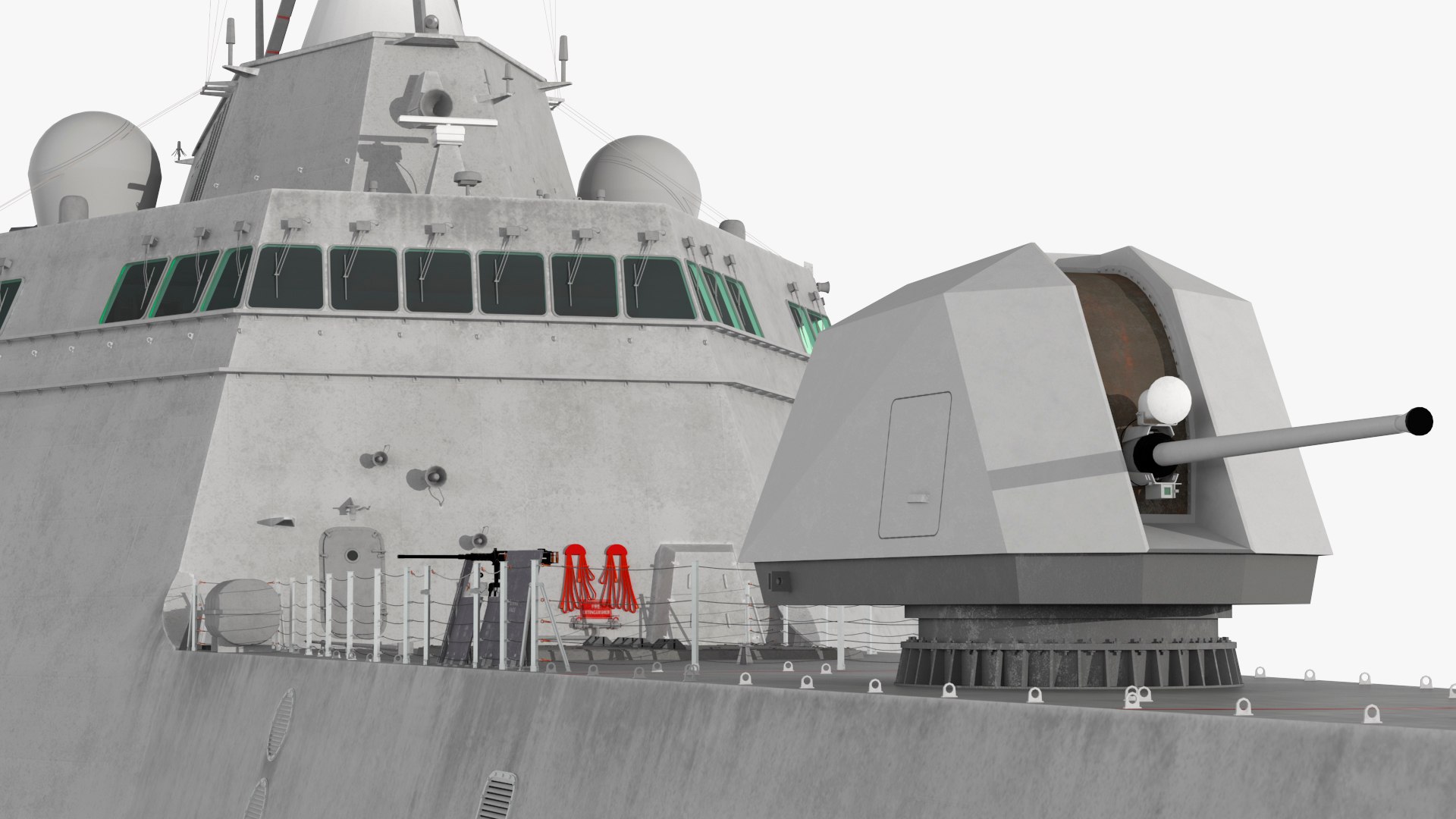 USS Independence LCS 2 with Combat Helicopter 3D model - TurboSquid 2136284