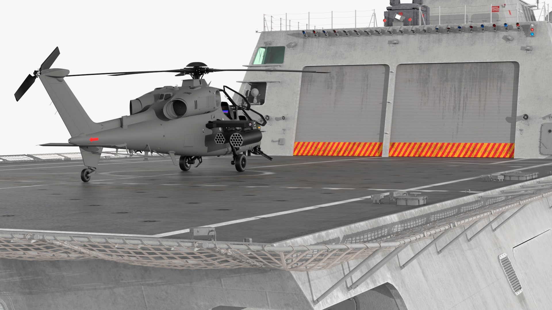 USS Independence LCS 2 with Combat Helicopter 3D model - TurboSquid 2136284