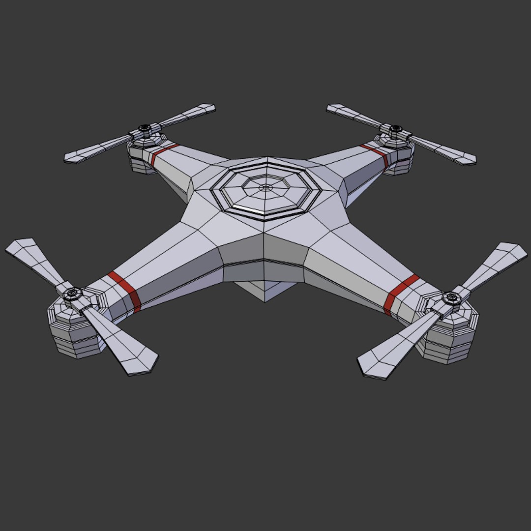 3D Quadcopter Drone Quads Model - TurboSquid 1353830