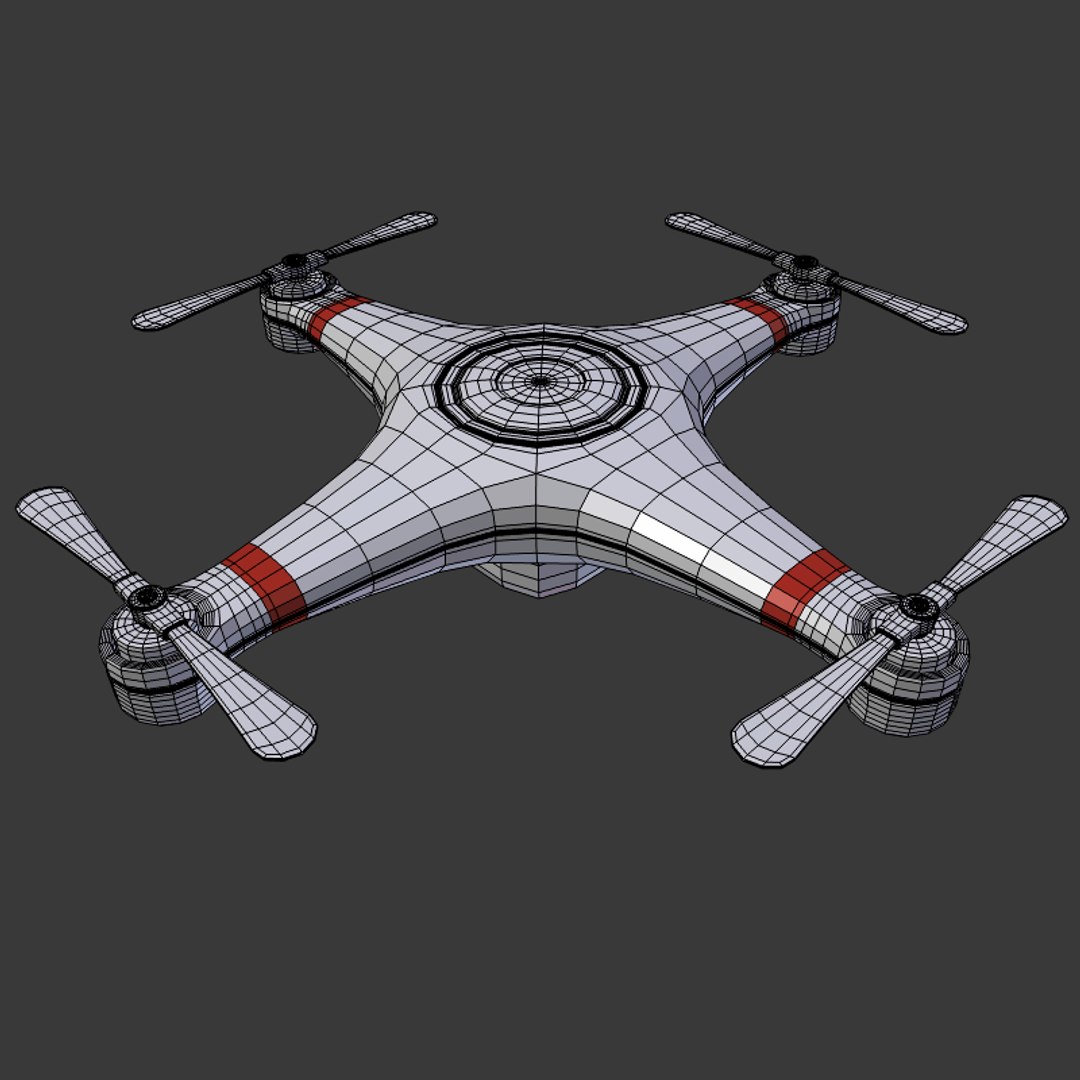 3D Quadcopter Drone Quads Model - TurboSquid 1353830