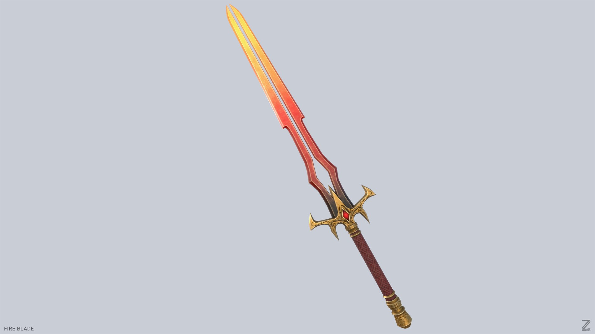 3D Fire Blade Collection Model - TurboSquid 2248658