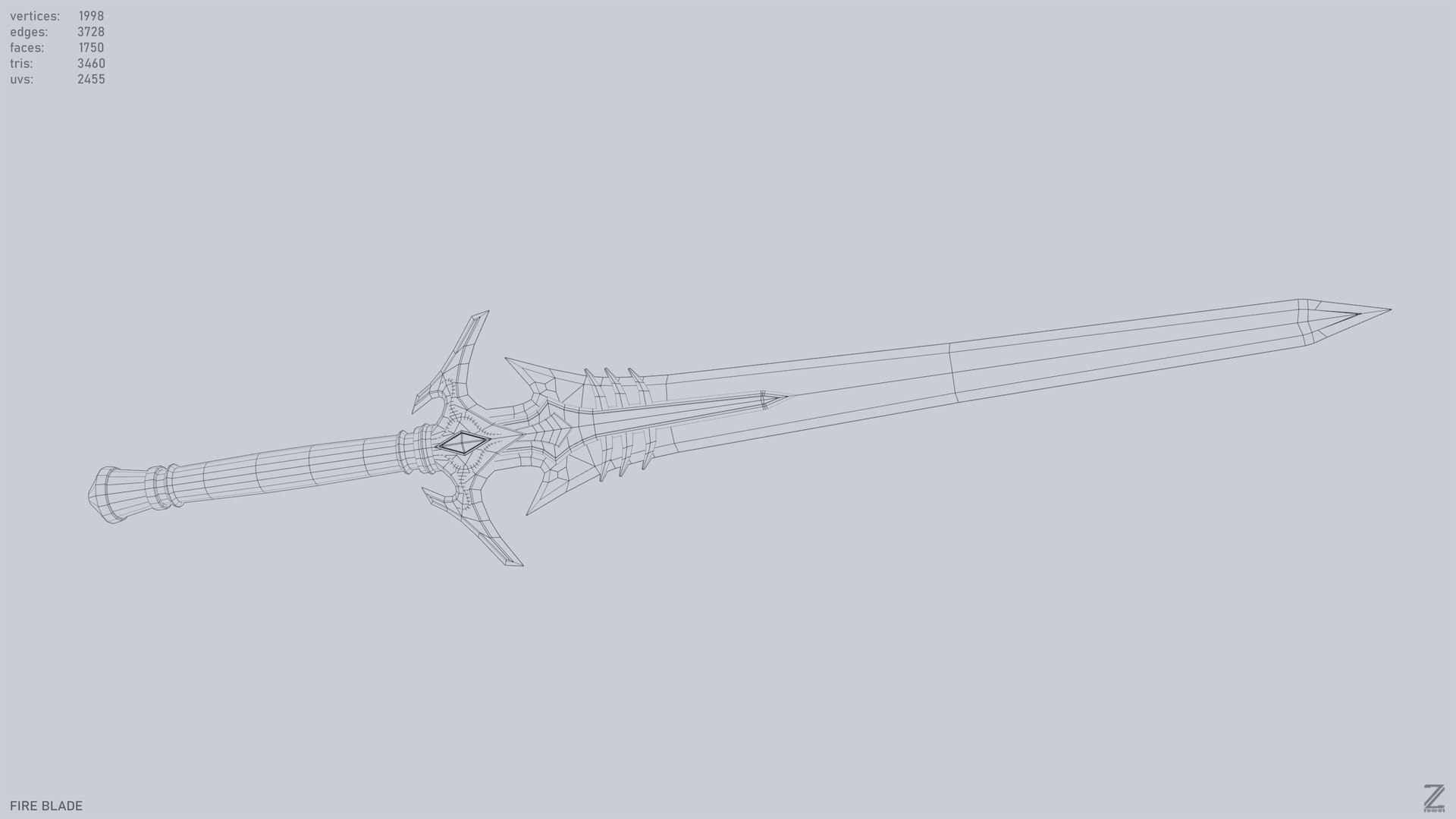 3D Fire Blade Collection Model - TurboSquid 2248658