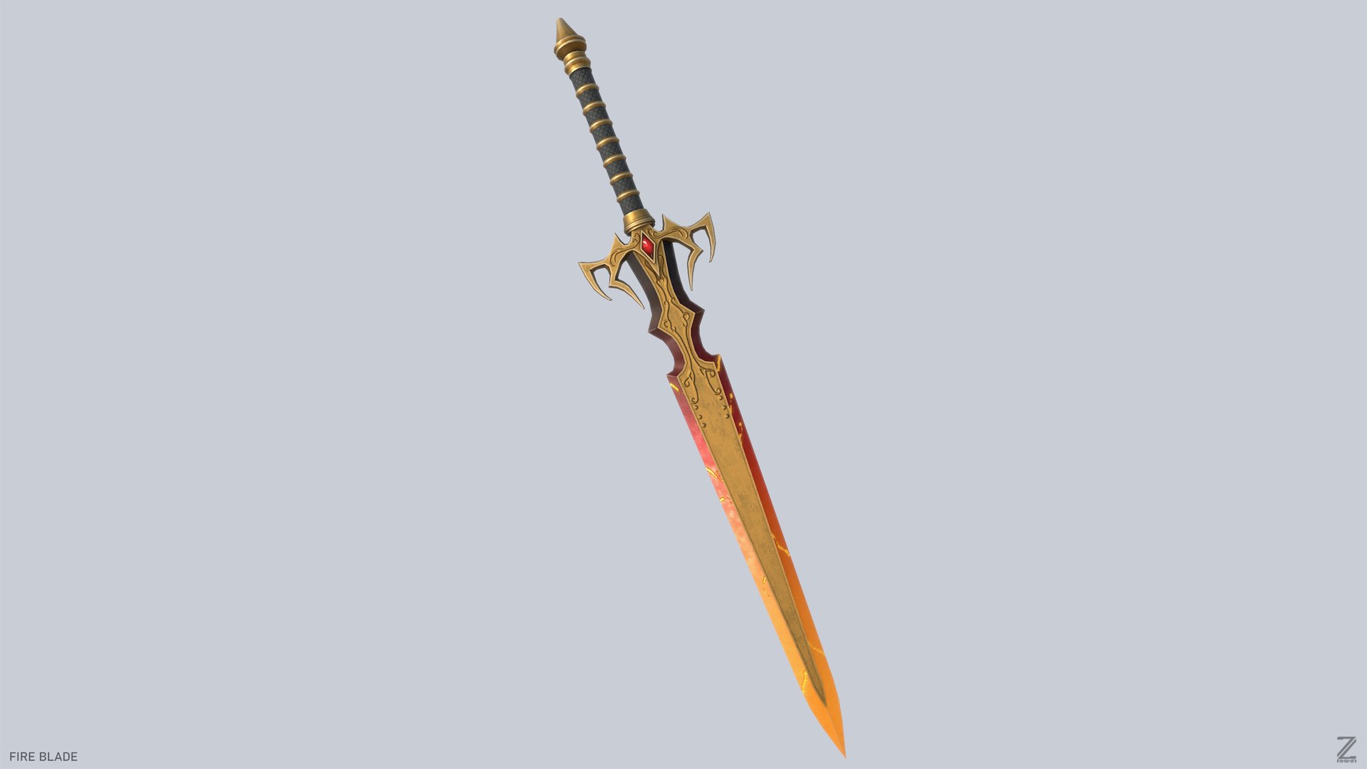 3D Fire Blade Collection Model - TurboSquid 2248658