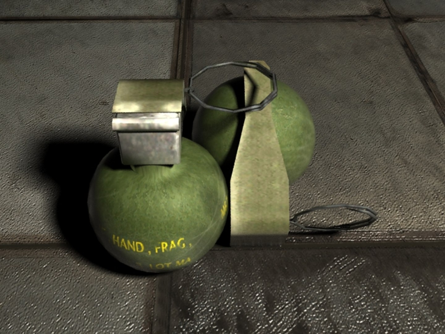 Free 3ds Mode M67 Frag Grenade