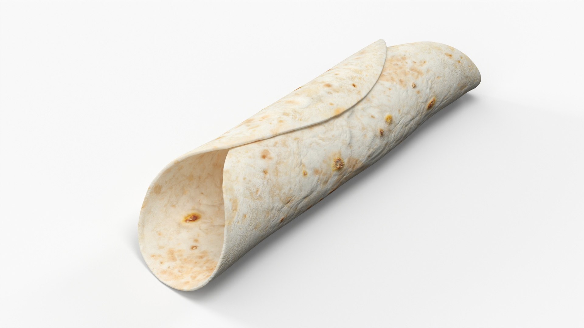 Tortilla Wrap 3D Model - TurboSquid 2374853
