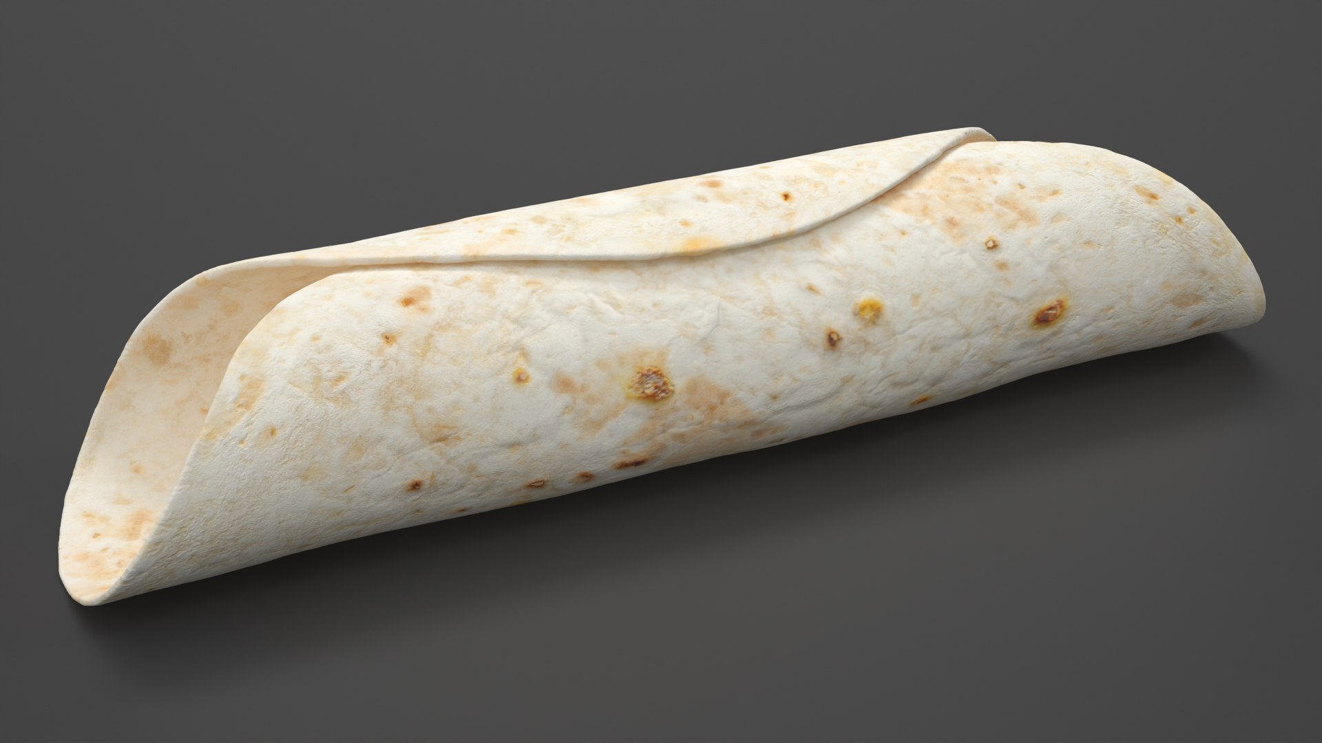 Tortilla Wrap 3D Model - TurboSquid 2374853