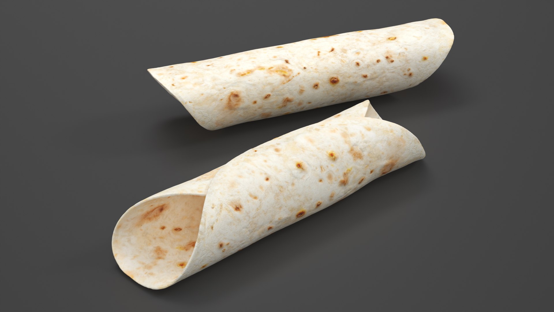 Tortilla Wrap 3D Model - TurboSquid 2374853