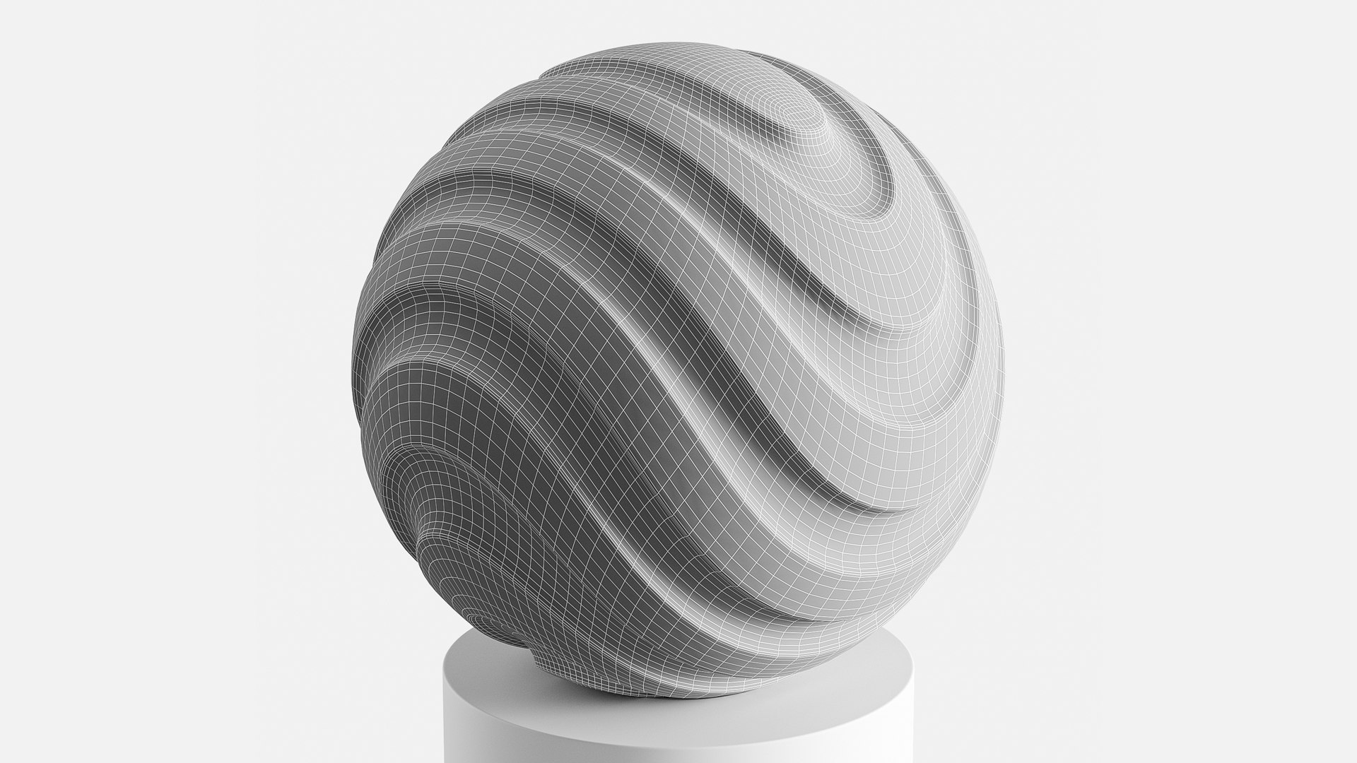 3D Model Abstract Sculpture Sphera - TurboSquid 2356648
